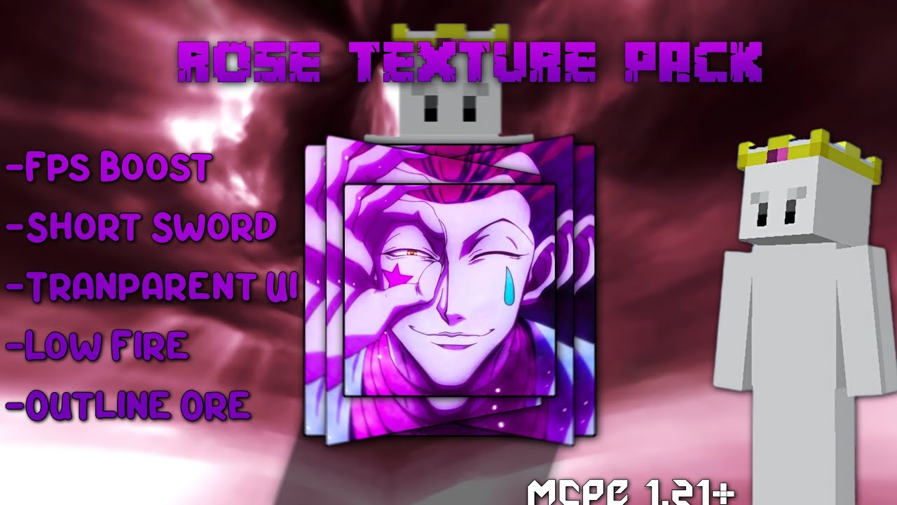 BEST TEXTURE PACK 1.21+ | ROSE TEXTURE PACK| FPS BOOST | MINECRAFT 1.21 ...