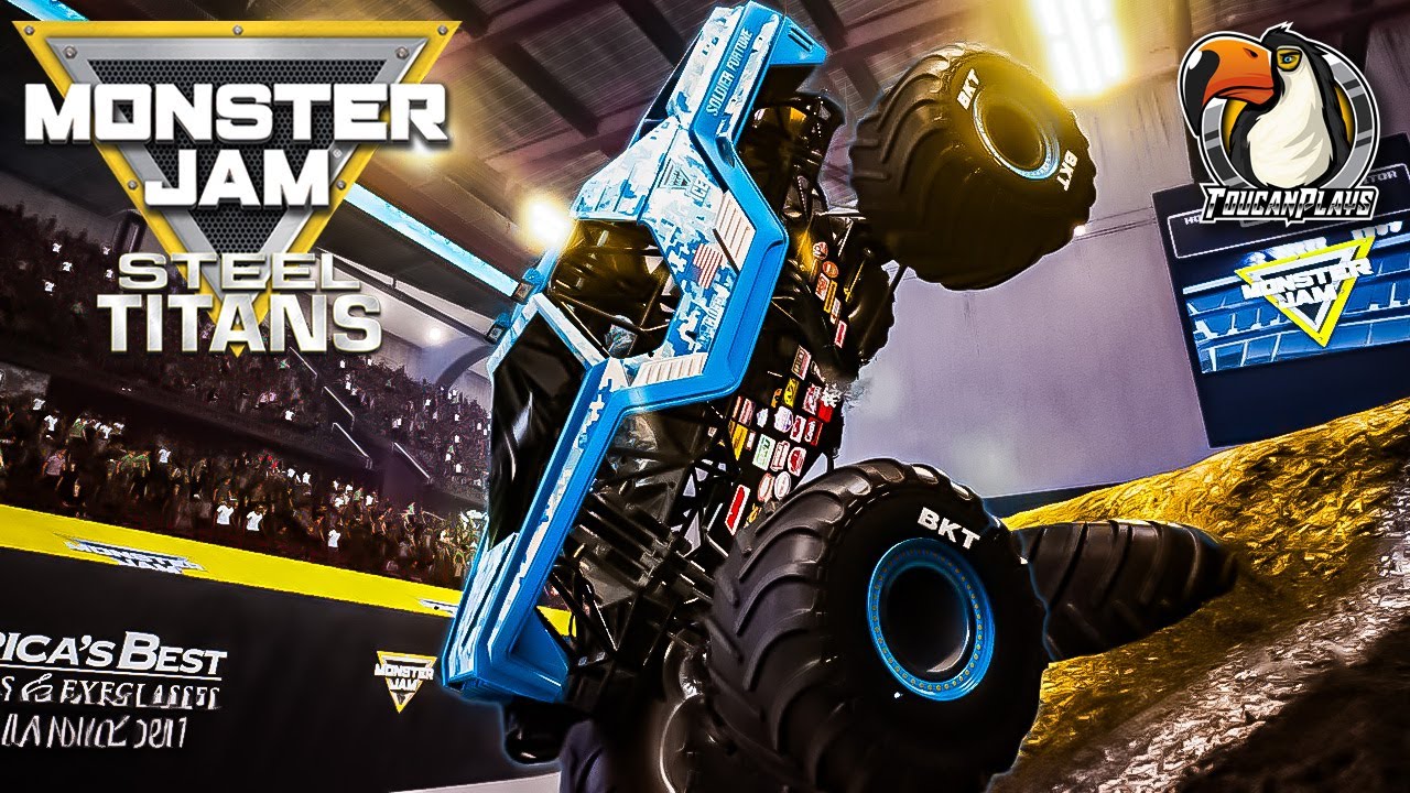 I Dominate the Arena with Soldier Fortune Ice! (Monster Jam Steel ...