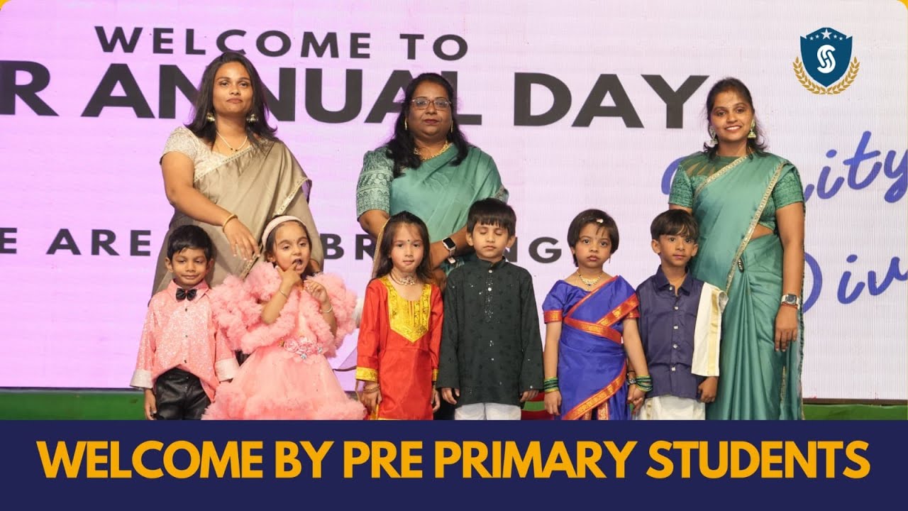 WELCOME DIALOGUE BY PRE PRIMARY STUDENTS | ANNUAL DAY | SAM HOUSTON ...