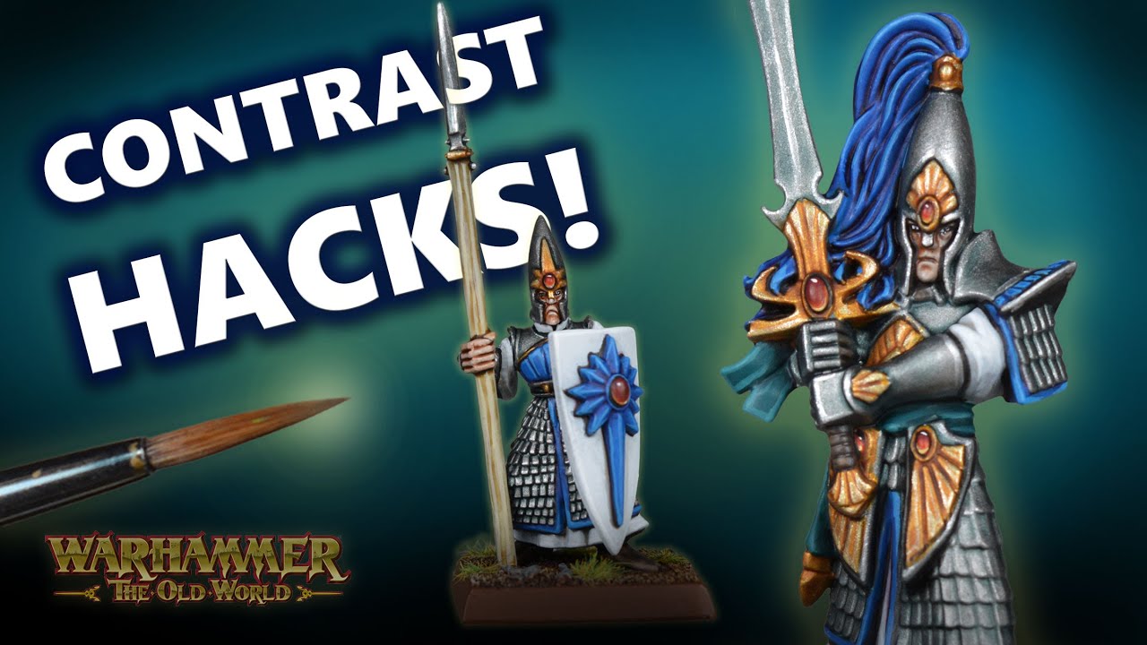 Contrast Hacks! Painting High Elves for Warhammer: The Old World ...