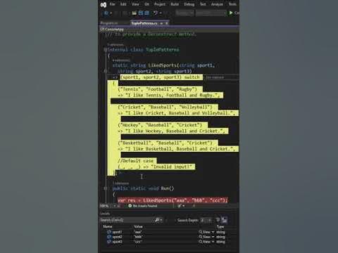 Pattern matching enhancements in C# 8 - part 4 of 4 - YouTube