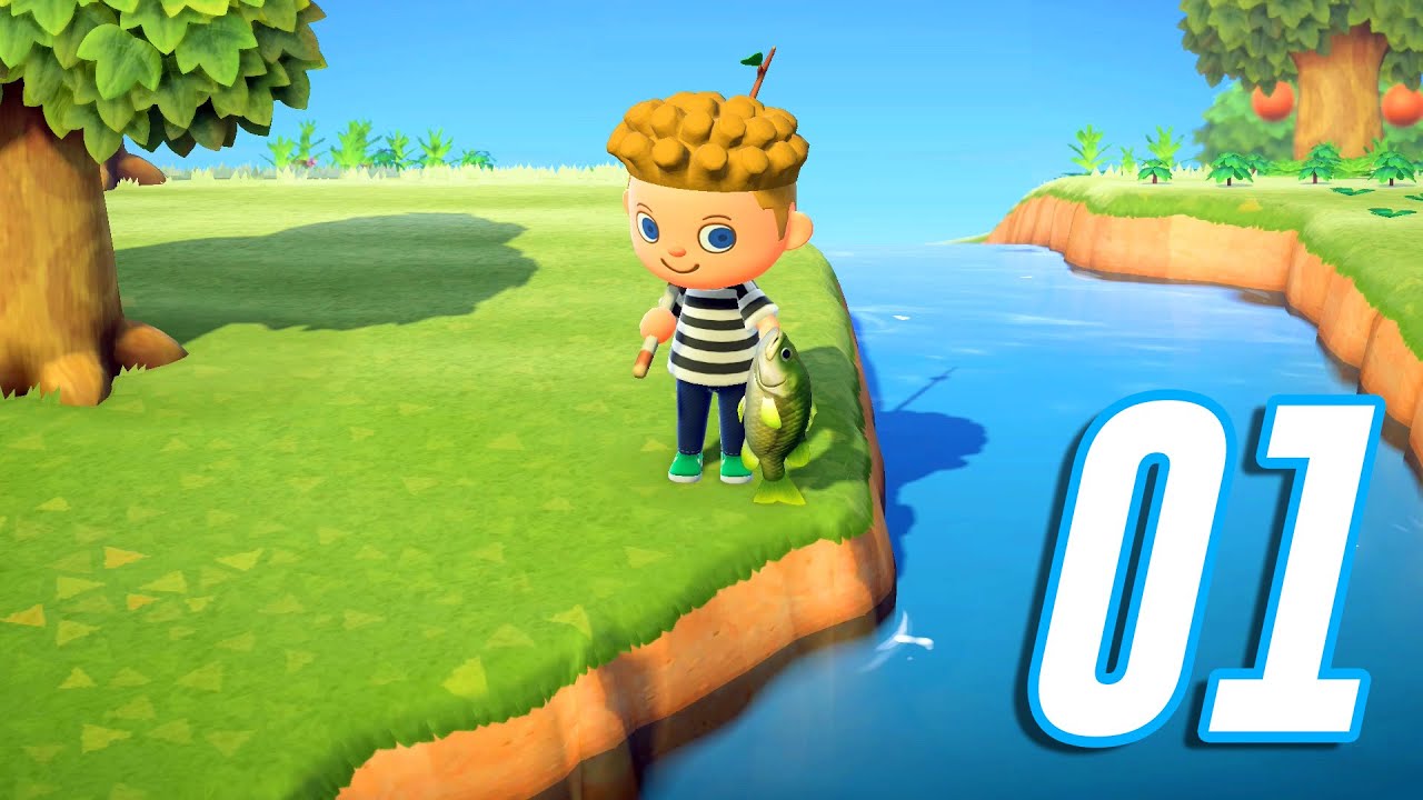 Animal Crossing: New Horizons - Part 1 - The Beginning - YouTube