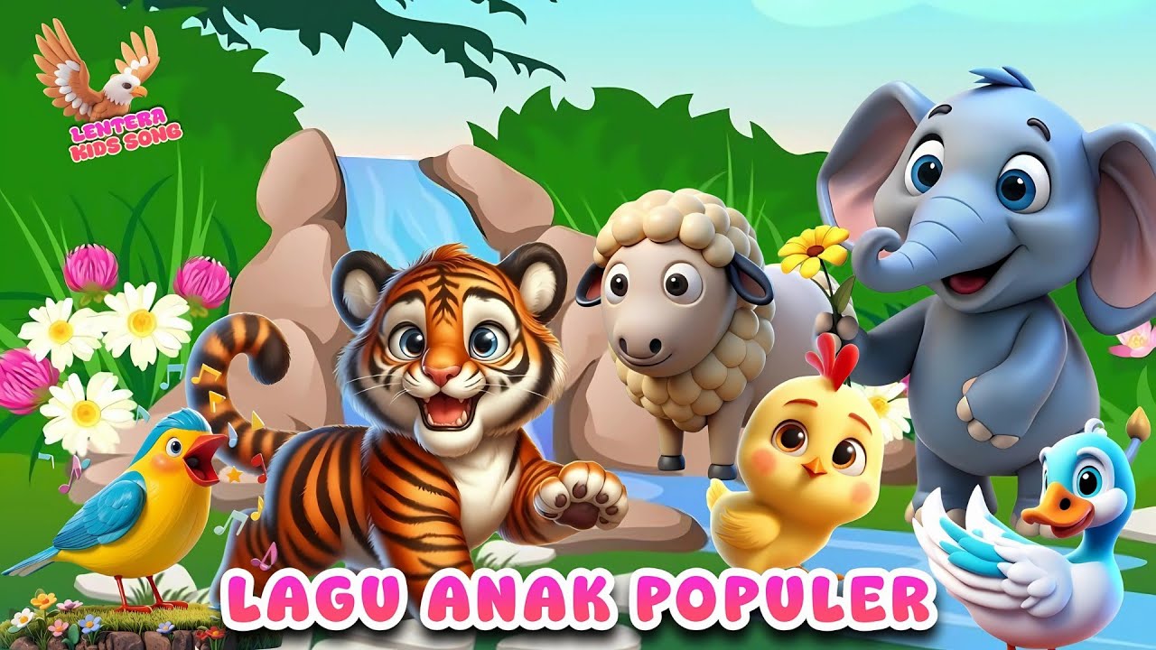 SUARA HEWAN | ANAK AYAM PIYIK PIYIK | 5 BEBEK KECIL BERMAIN | CIT CIT ...