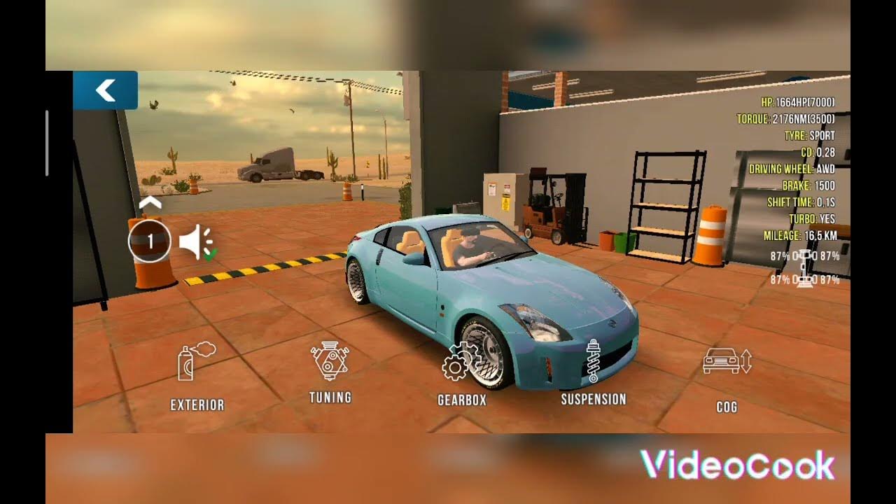 Gearbox 1695hp Nissan 350z Car Parking Multiplayer - YouTube