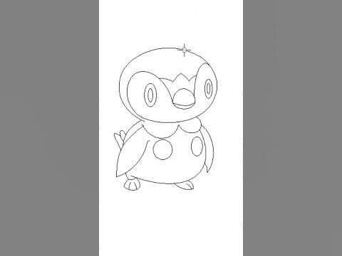 How to Draw Piplup || Pokemon #shorts - YouTube