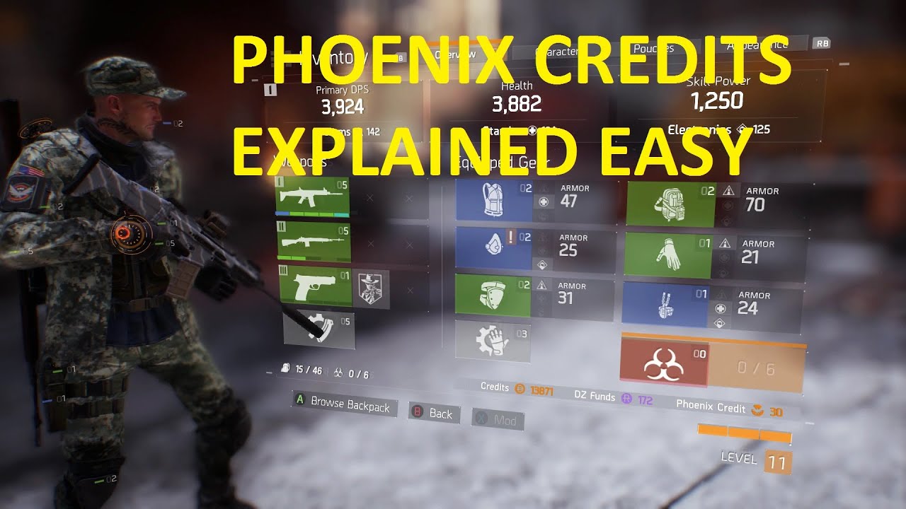 The Division: Phoenix Credits Explained Easy - YouTube