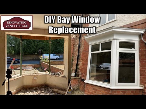Bay Window Install - UPVC Bay Window DIY Install #43 - YouTube