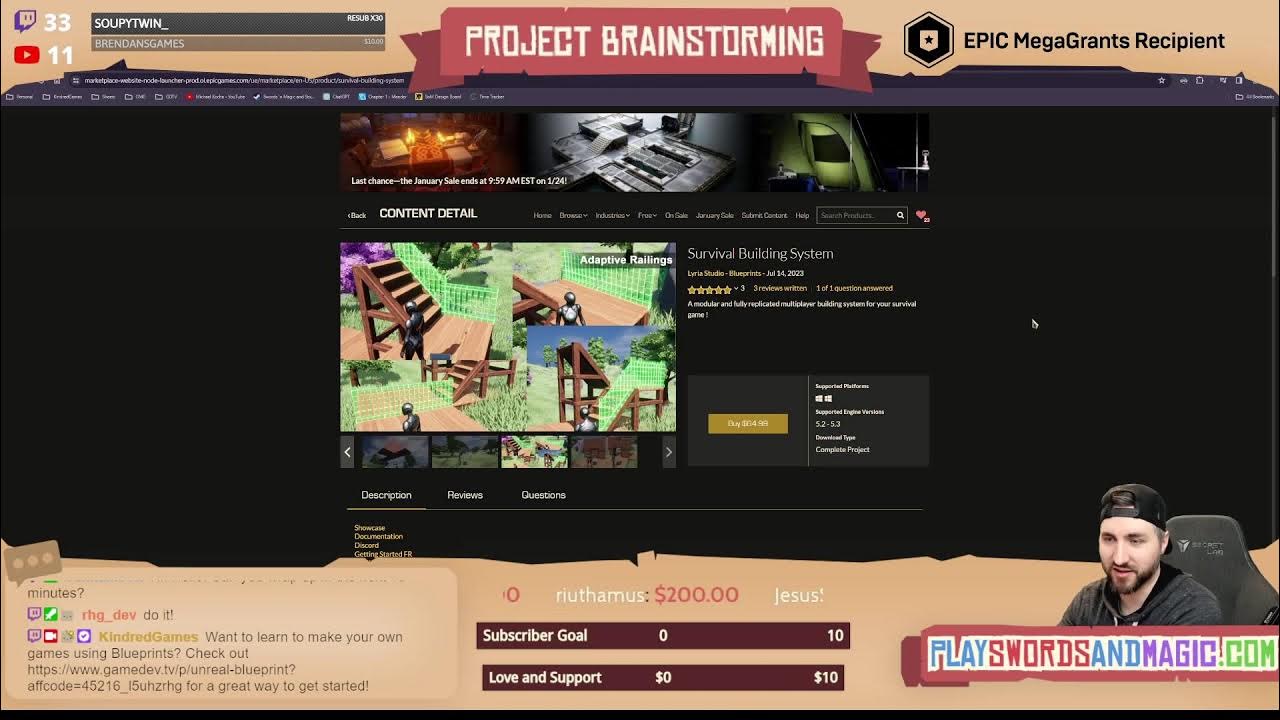 New Project Brainstorming | Gamedev | !Steam - YouTube