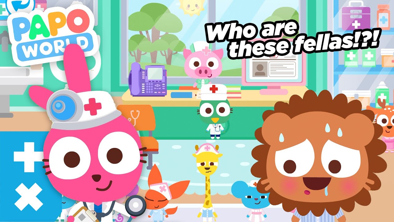 Get a check up & get well!?! Papo Town: Hospital - YouTube
