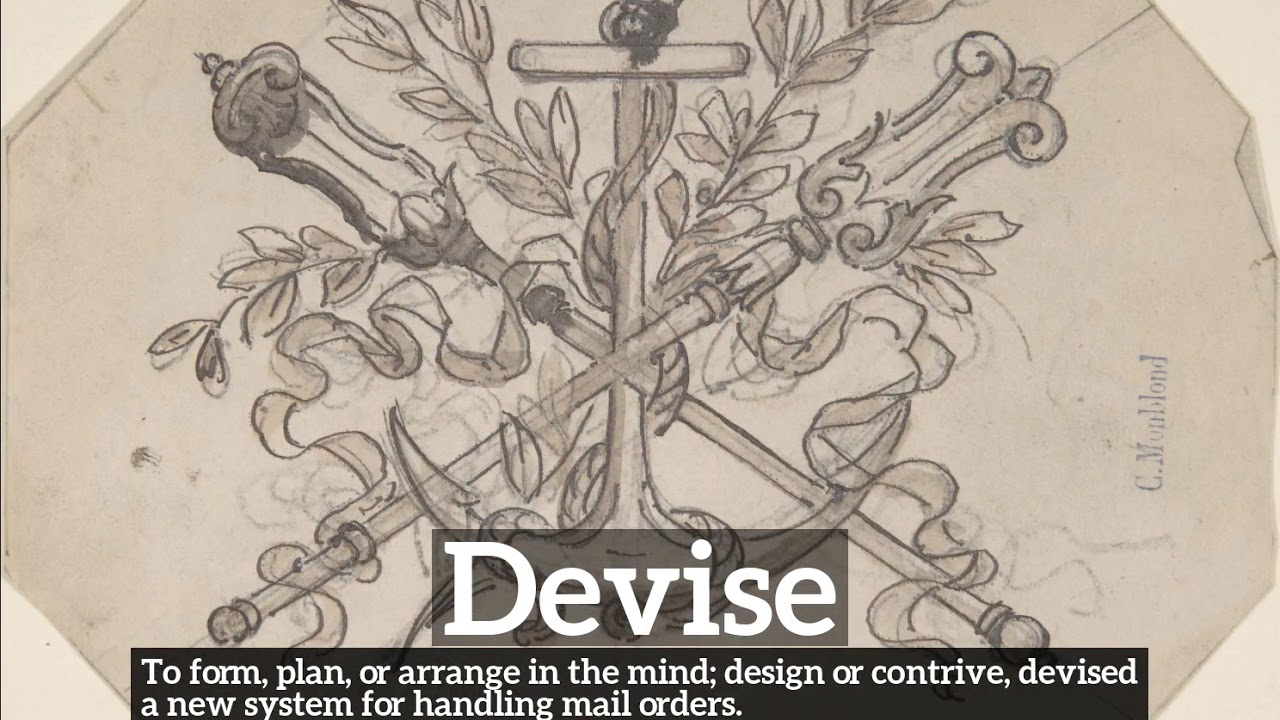 What is Devise? | How to Say Devise in English? | How Does Devise Look ...