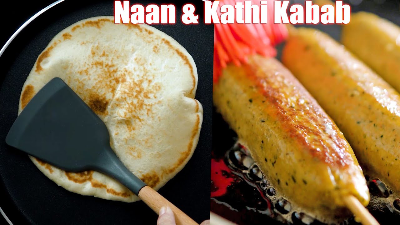 ঝটপট সহজ পদ্ধতিতে আটার নানরুটি সাথে চিকেন কাবাবের রেসিপি । Chicken ...