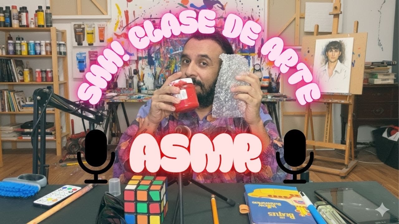 Profesor de Arte Te Enseña ASMR | La Clase Más Relajante de YouTube ...