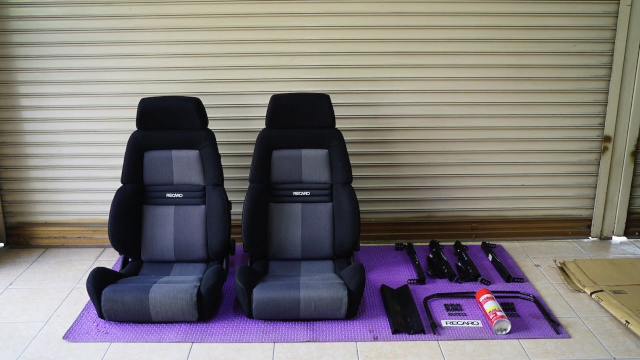 พาชม *** BENZ W124 ติดตั้งชุดเบาะหมอนตัน RECARO LT-L - YouTube