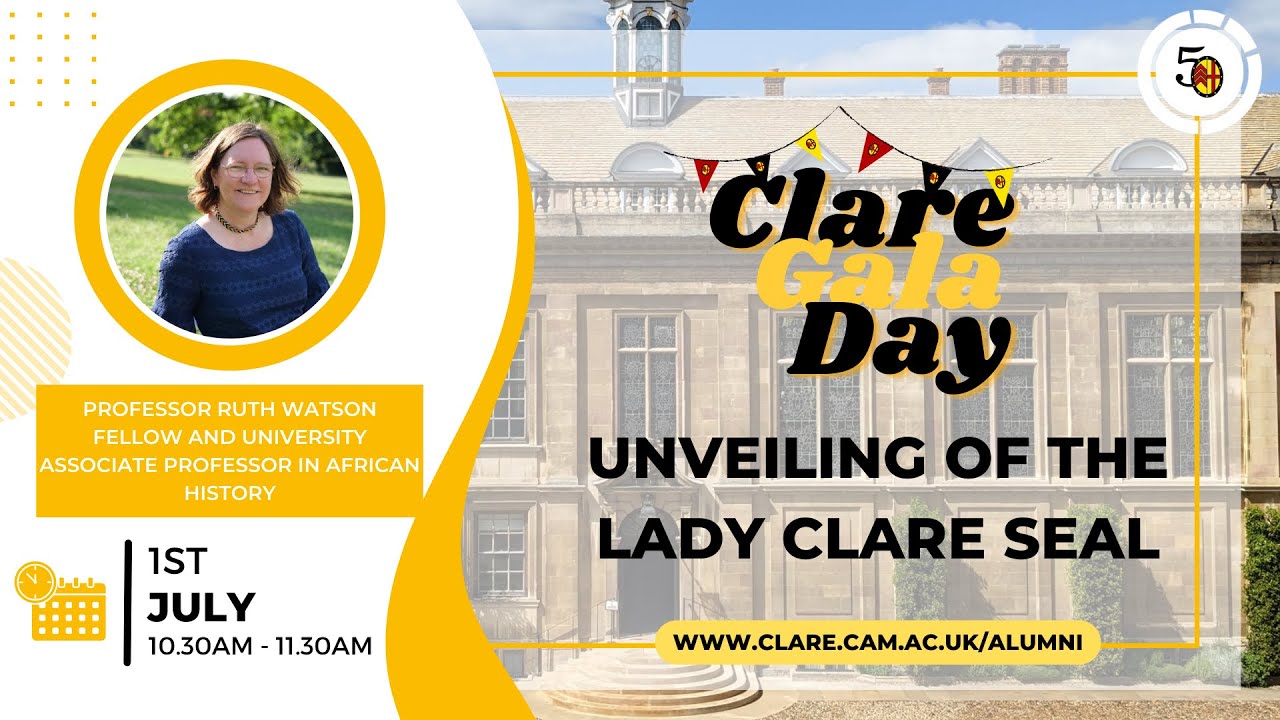 Clare College Gala Day 2023 - Professor Ruth Watson, Crowds in World ...