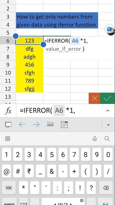 Iferror function in excel use of iferror function in excel how to get ...