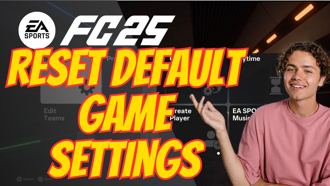 How To Reset Default Game Settings In FC 25 ( FIFA 25 ) - YouTube