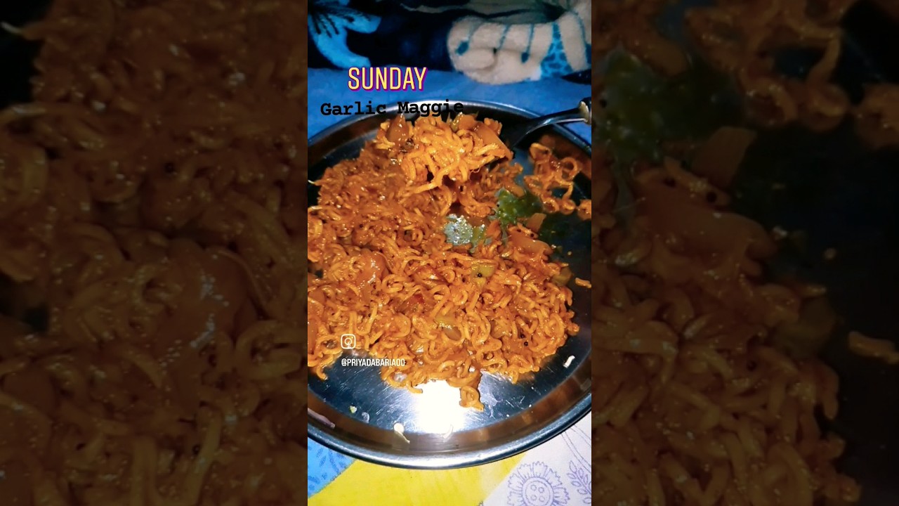 garlic fry maggie, - YouTube