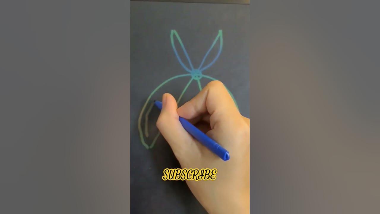 easy draw a scissors from letter X 2C 2D #drawing #easydrawing #shorts ...