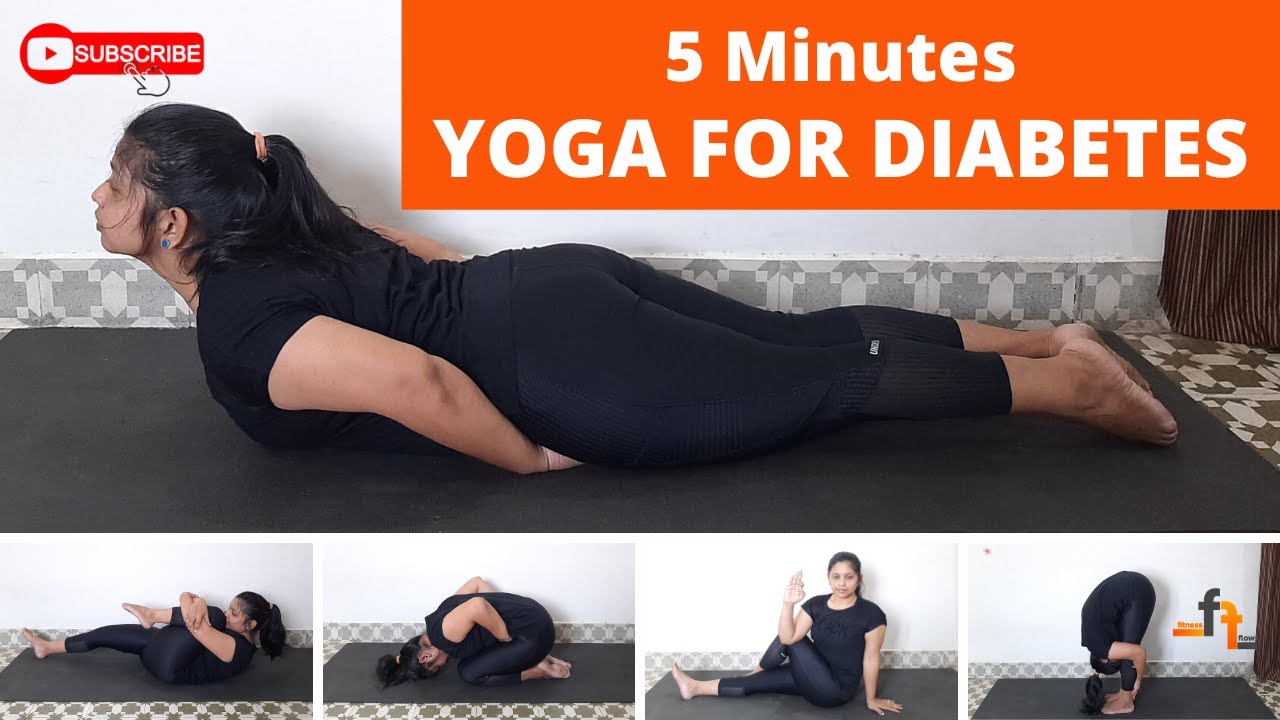 Yoga for Diabetes | 5 Yoga Asanas for Diabetes | डायबिटीज कंट्रोल करने ...