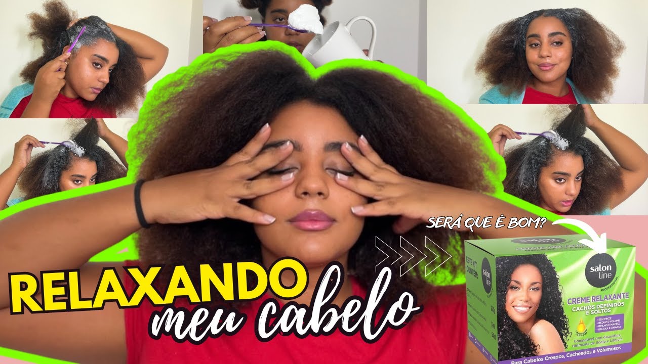COMO RELAXAR O CABELO EM CASA| CREME RELAXANTE SALON LINE DANIFICA O ...