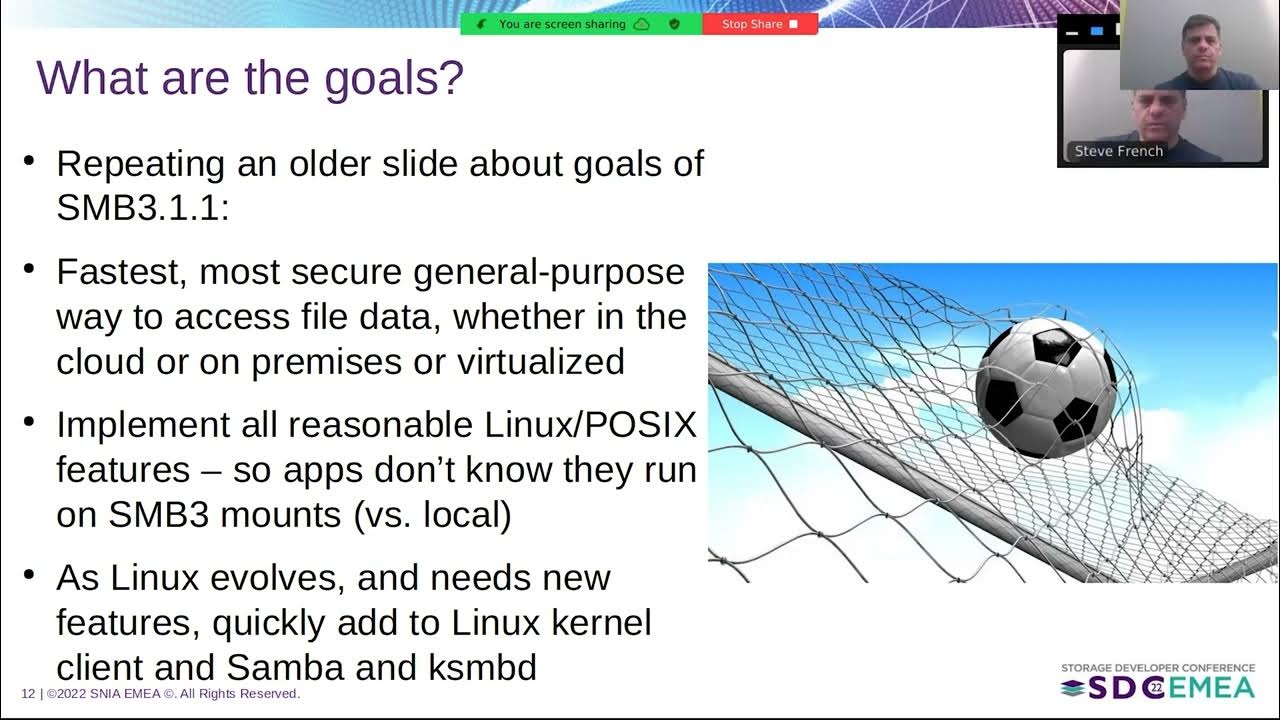 SDC EMEA 2022:Accessing files from smallest devices to the largest: Improvements to SMB3.1.1 ...