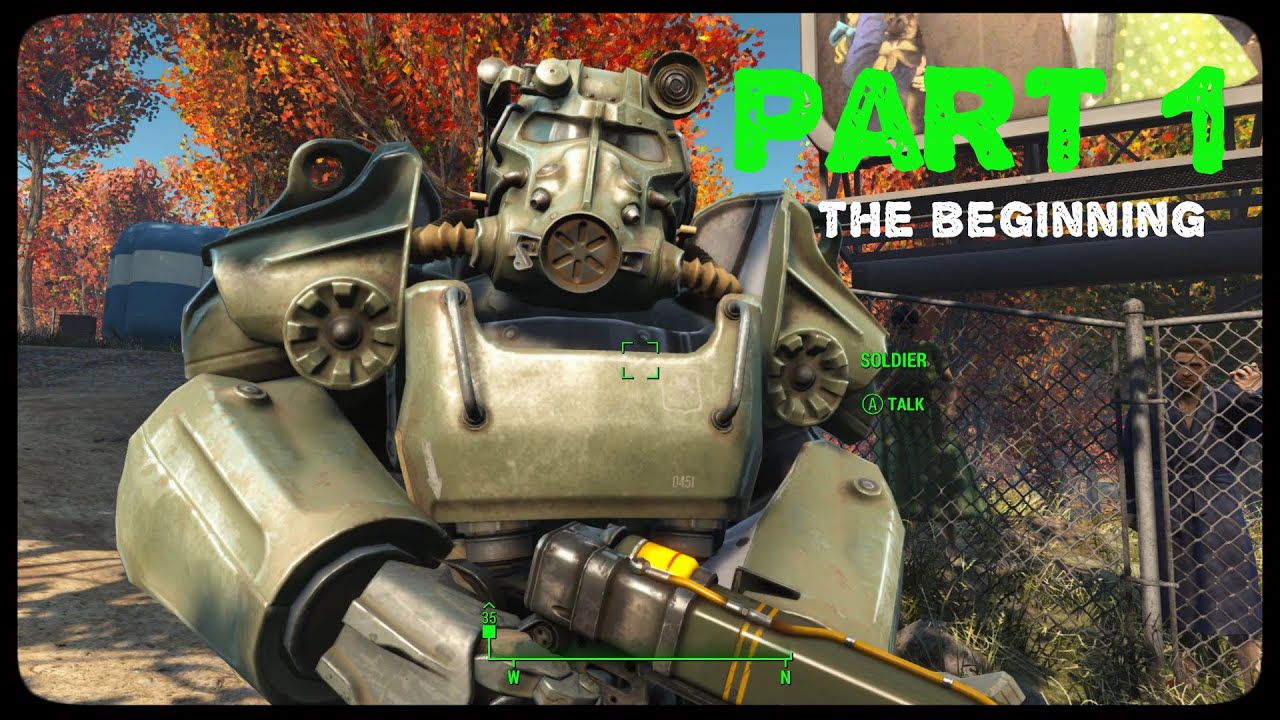 THE BEGINNING! - Fallout 4 Playthrough: Part 1 (PC Let's Play) - YouTube