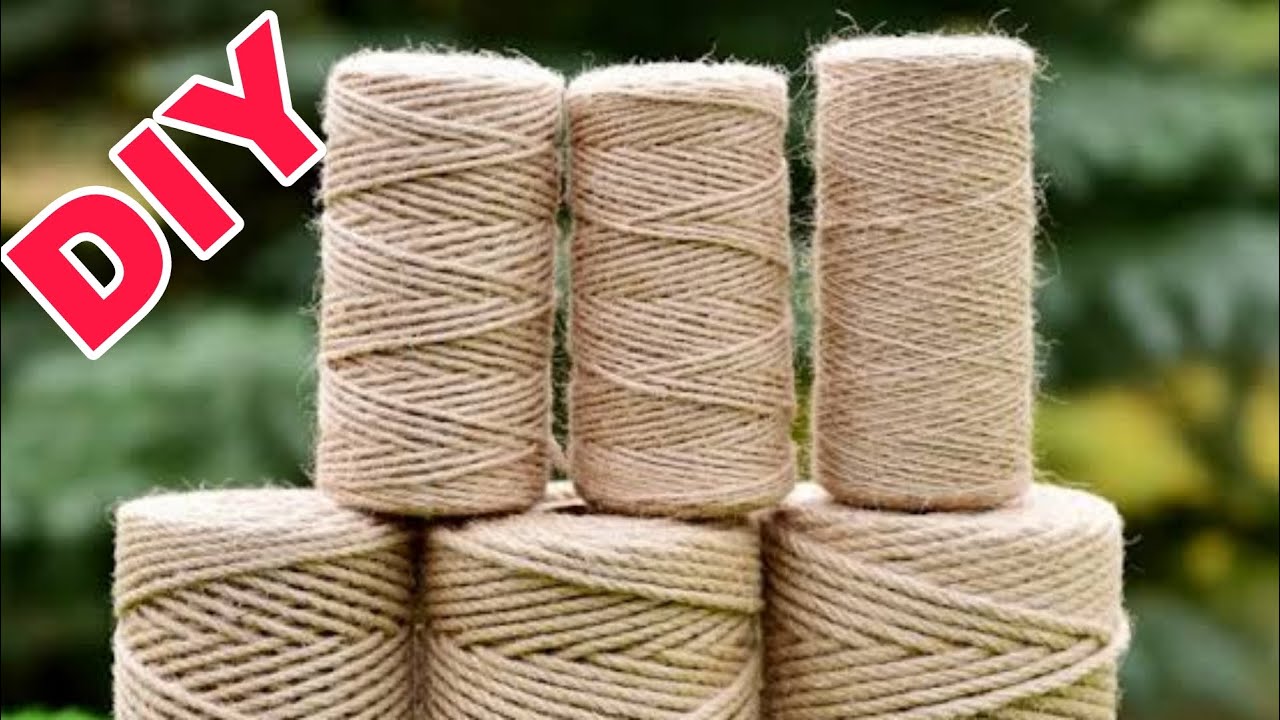 Amazing DIY ideas for jute rope ideas - YouTube