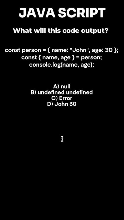 Object Destructuring: JavaScript Made Simple! 🧩 | Learn Coding Fast #coding #codesnippet - YouTube