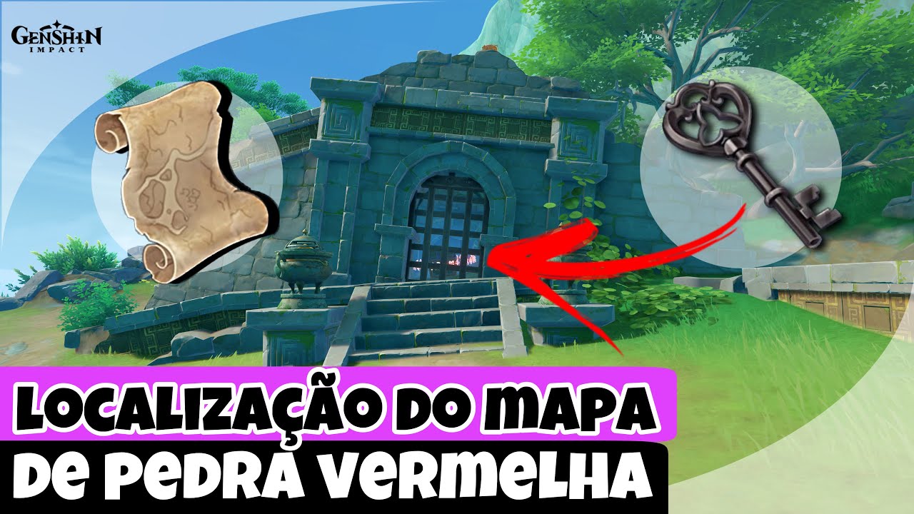 LOCALIZAÇÃO DO MAPA DE PEDRA VERMELHA + CHAVE DA CIDADE ANTIGA - YouTube
