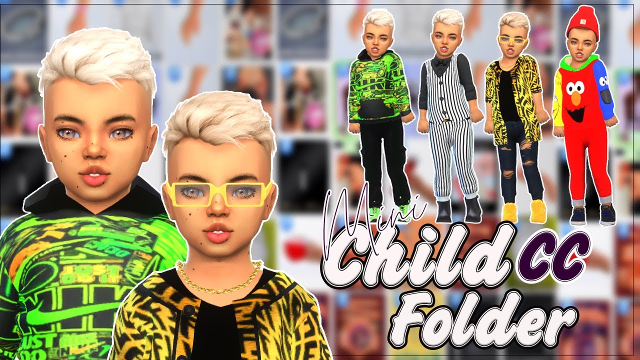 The Sims 4|| Child CC Folder || Sim & CC Folder Download - YouTube