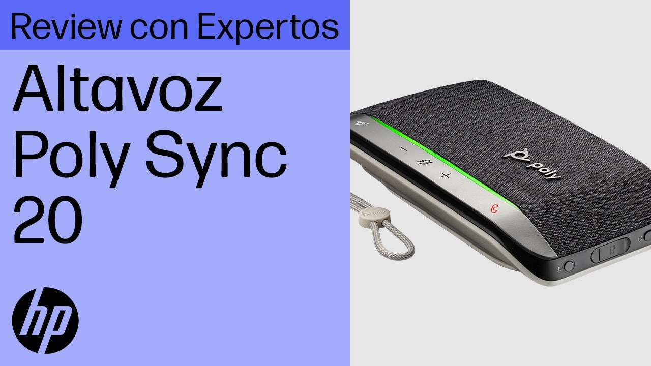 Altavoz Poly Sync 20 - Review with HP Live Experts [2024] - YouTube