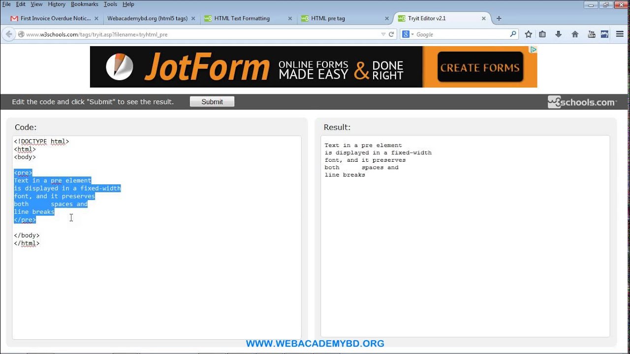 12 - HTML5 and CSS3 Beginner Bangla Tutorial W3C Schools and Tags - YouTube