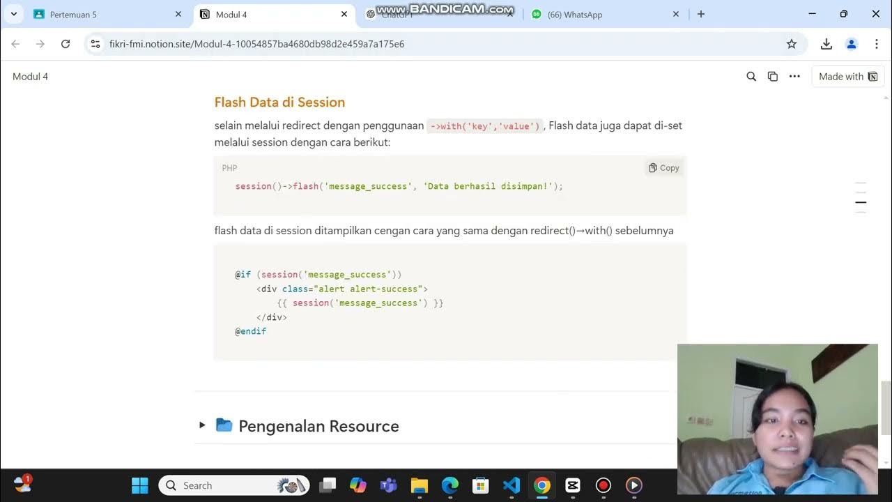 Redirect dan Session - YouTube