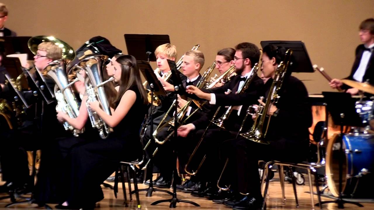 2016 HHS Band Spring Concert Wind Ensemble "Melodious Thunk" - YouTube
