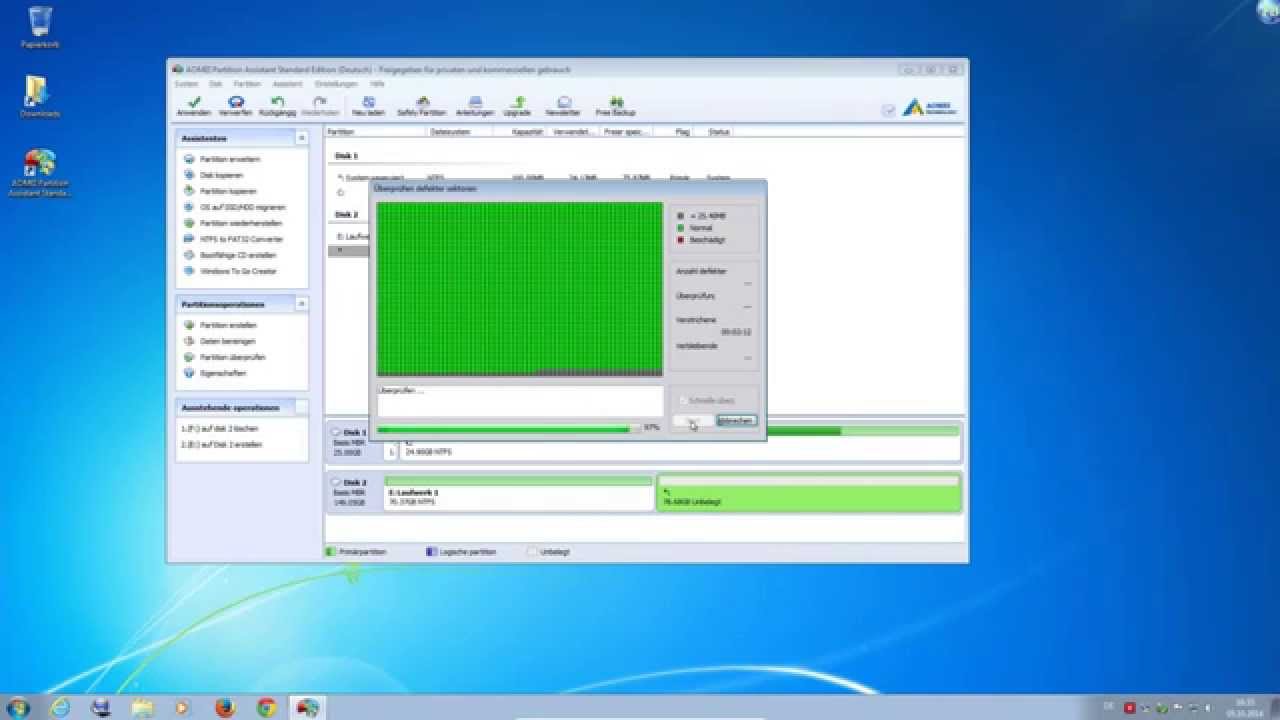 Aomei Partition Assistant - kleines Deutsches Tutorial - YouTube