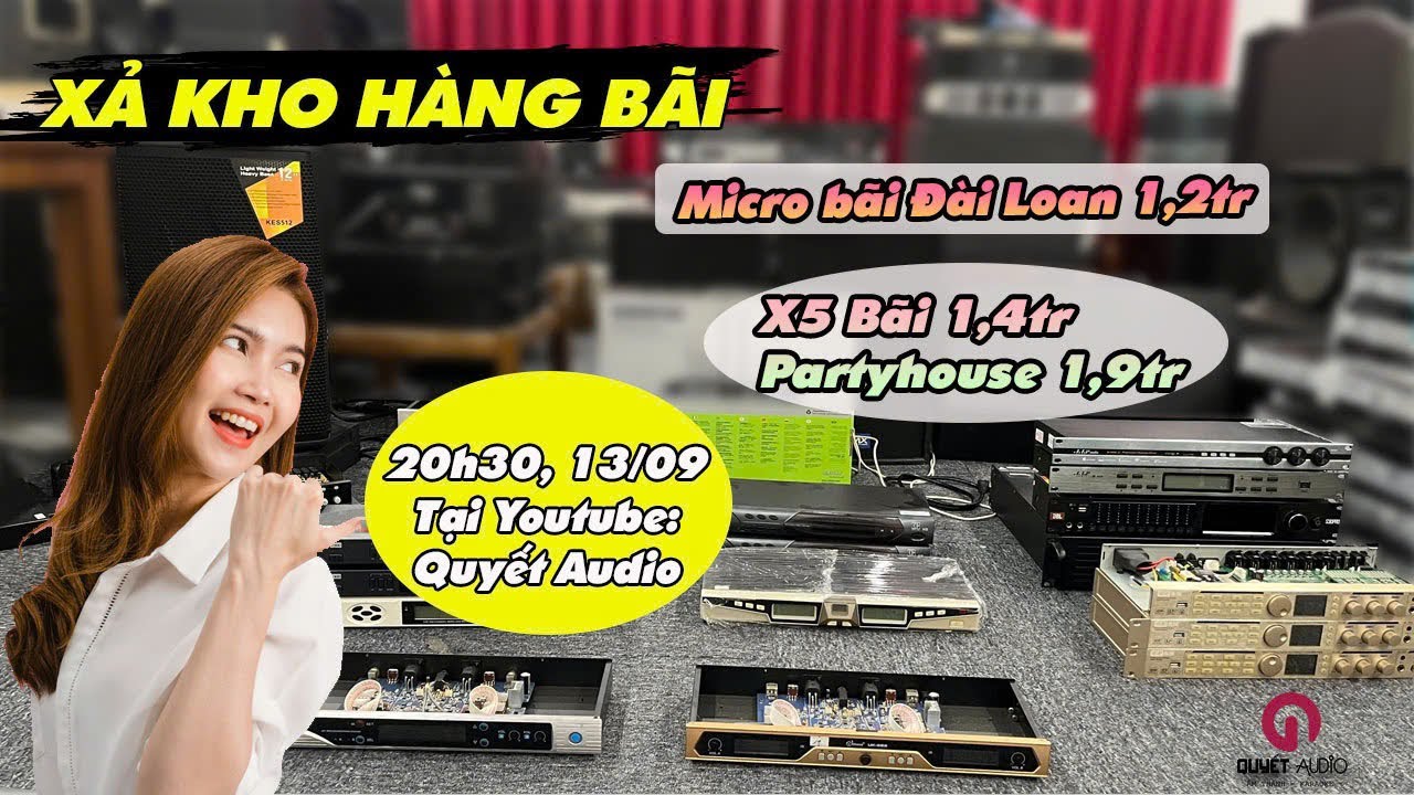 XẢ KHO HÀNG BÃI | Vang X5 1,4tr - Sub hơi bãi 1,5tr - Micro bãi nội địa ...