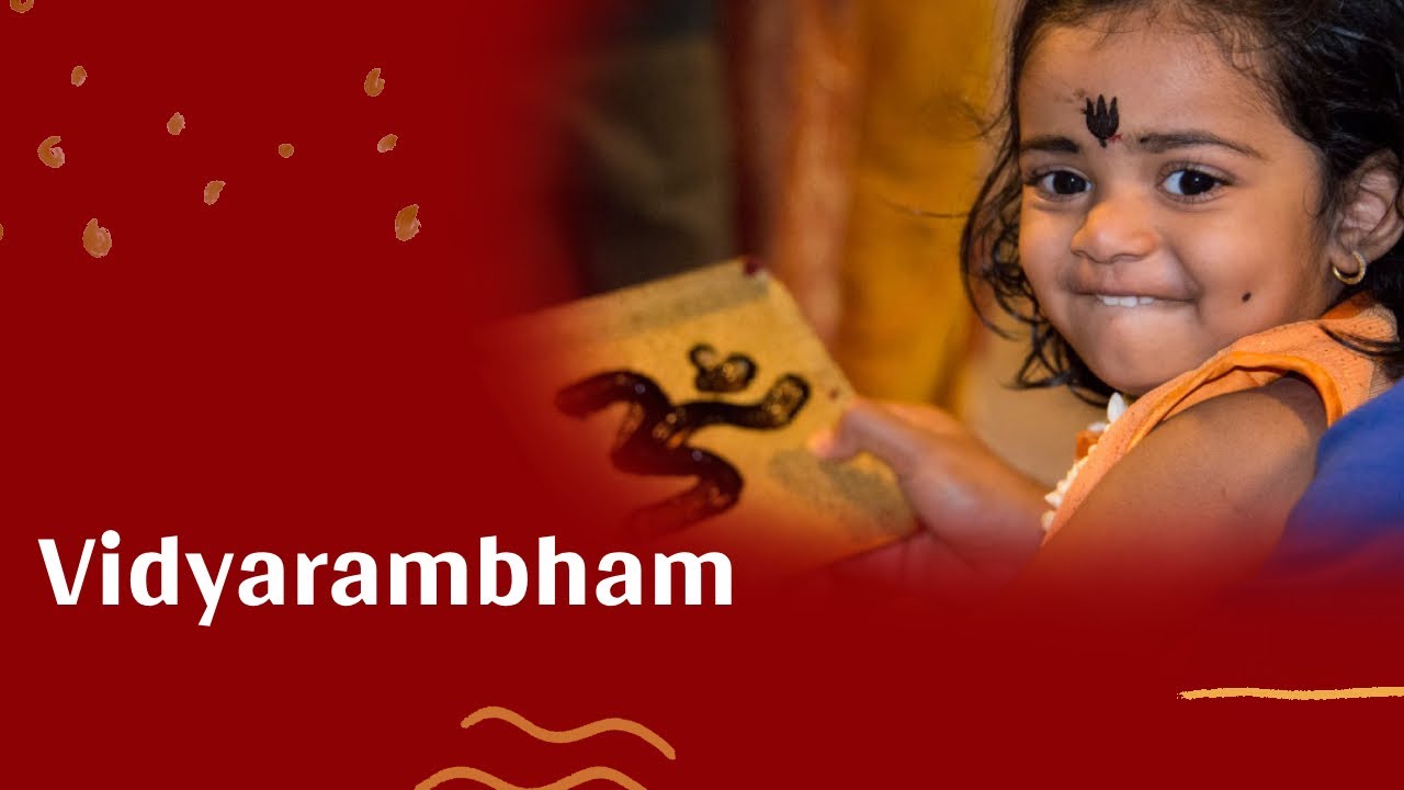 What is Vidyarambham Ritual - YouTube