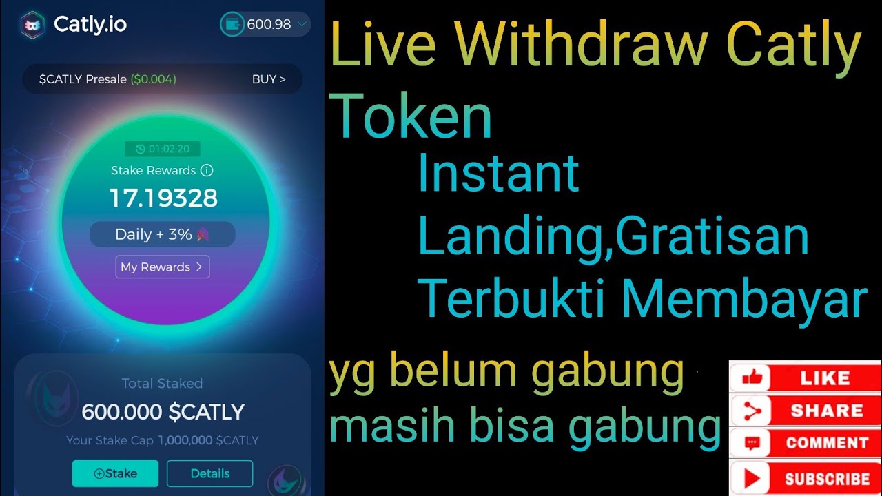 Live WD Catly Token Gratisan Instant Landing - YouTube
