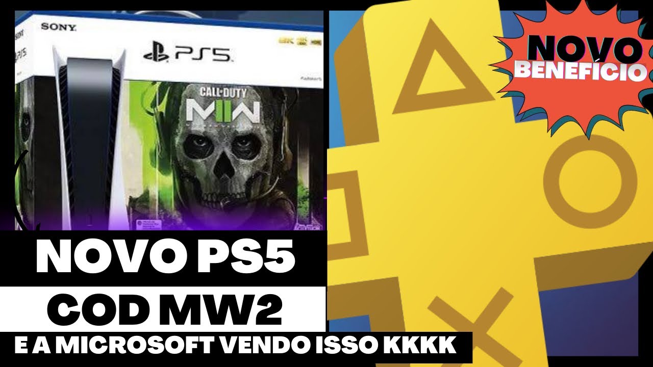 NOVO BENEFÍCIO PS PLUS / PS5 versão COD WW2, a microsoft vendo isso ...