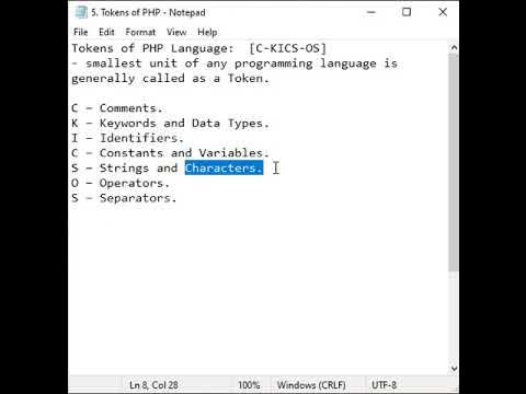 Tokens of PHP - PHP #shorts 05 🚀 - YouTube