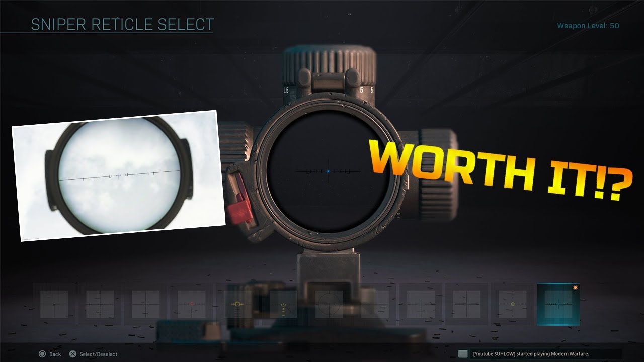 Is This Sniper Scope Reticle Worth Grinding For??? - YouTube