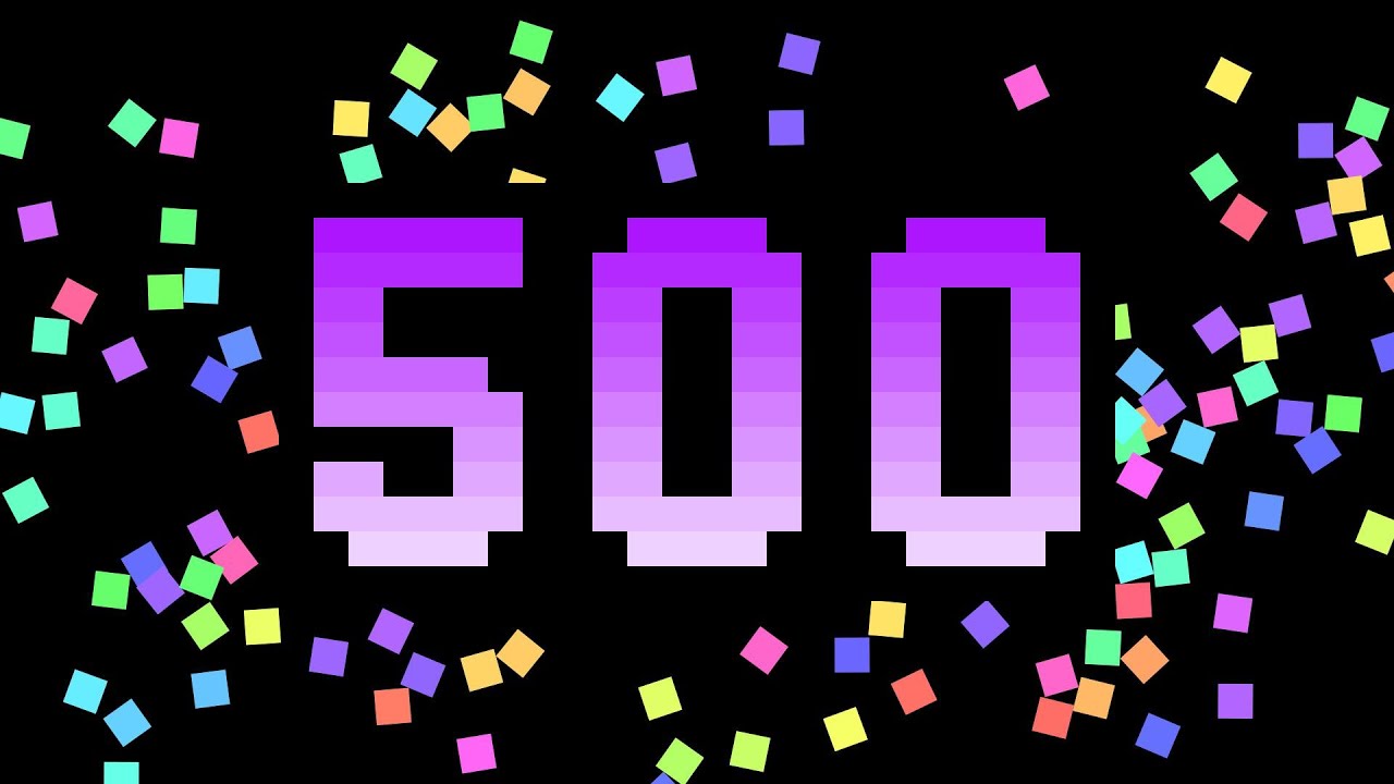 500 Seconds Pixels Explode Timer - YouTube