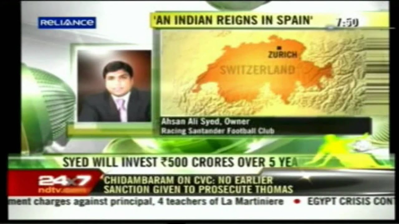 Ahsan Ali Syed Real Racing Santander- NDTV 24x7 Interview.wmv - YouTube