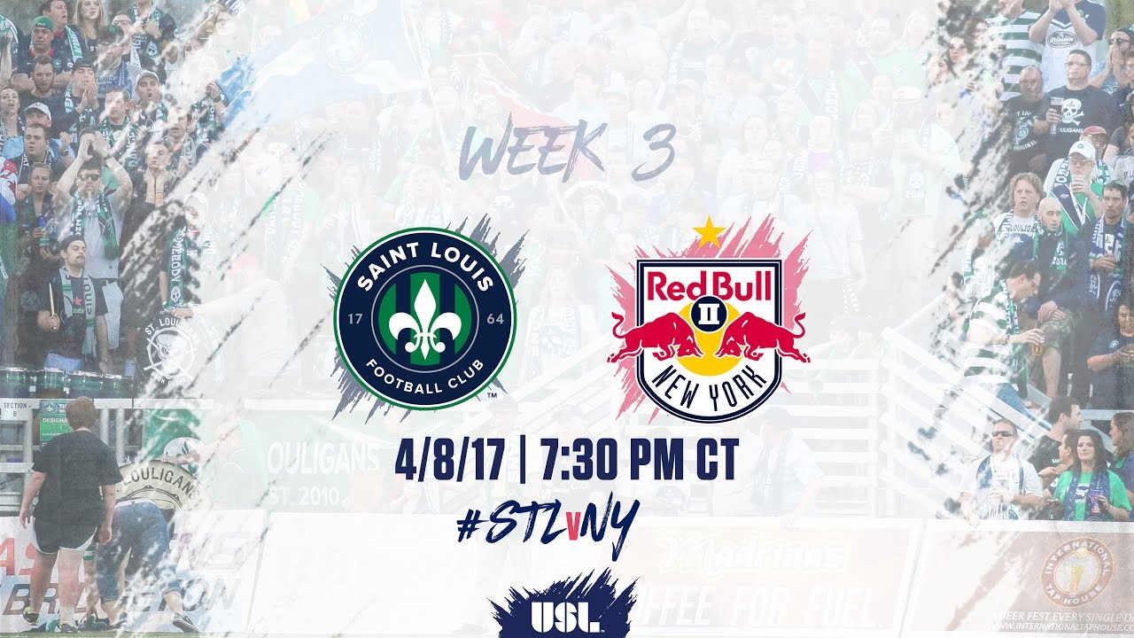 USL LIVE - Saint Louis FC vs New York Red Bulls II 4/8/17 - YouTube