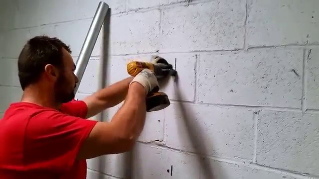 chain link cages/storage bins installation - YouTube