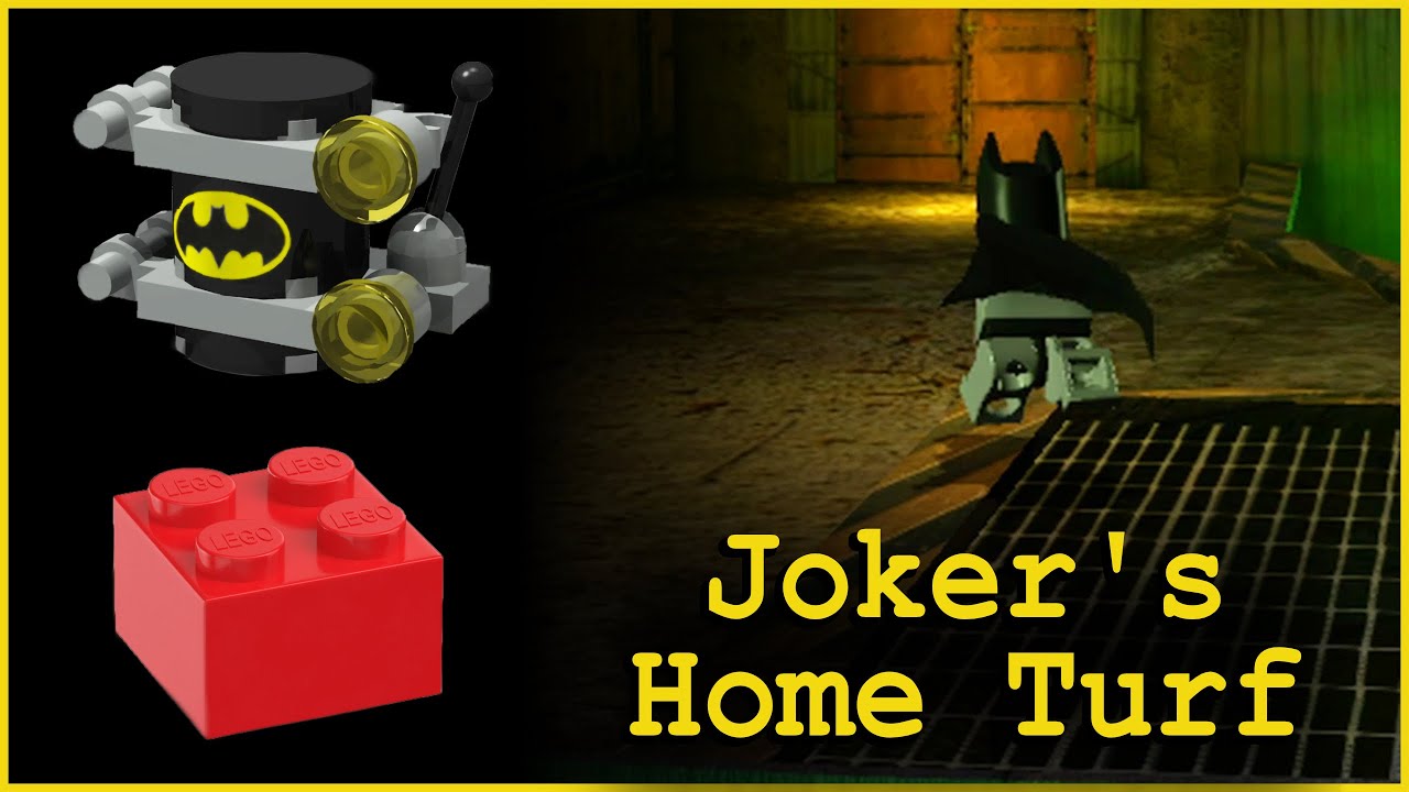 LEGO Batman: The Videogame | JOKER'S HOME TURF - Minikits & Red Power Brick - YouTube