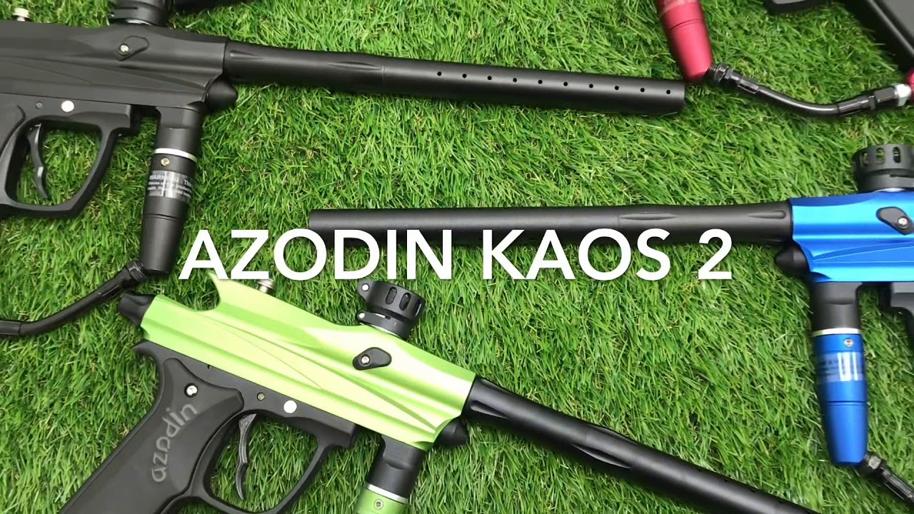 Azodin KAOS 2 - Best Beginner Paintball Gun - YouTube