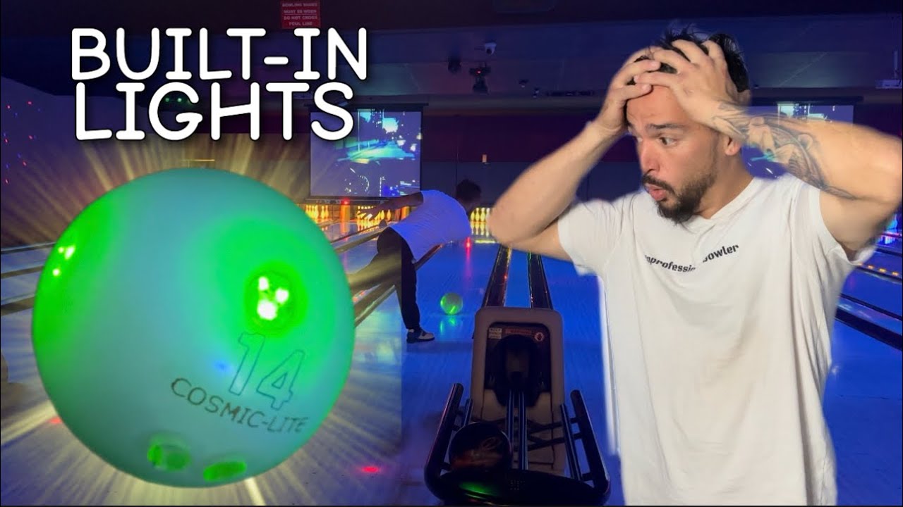 Bowling with a LIGHT-UP BOWLING BALL - YouTube