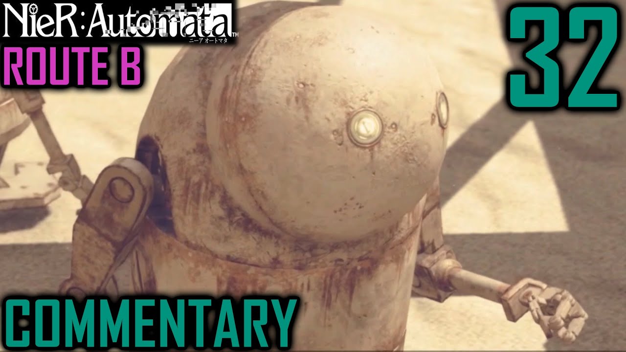 Nier Automata Walkthrough Part 32 - Path To Rematch With Adam (Route B ...