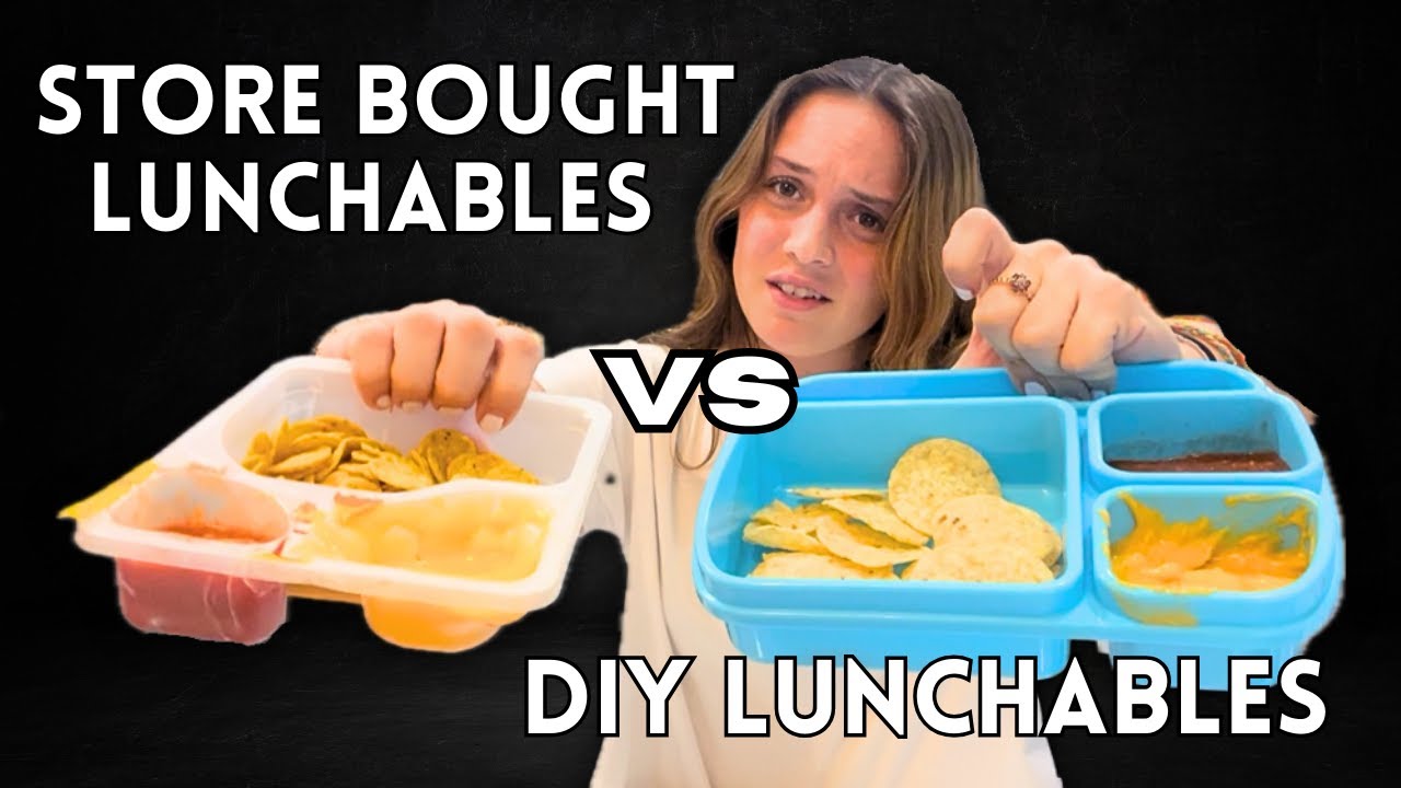 DIY Lunchables VS Store Bought Lunchables | Which one is better? - YouTube